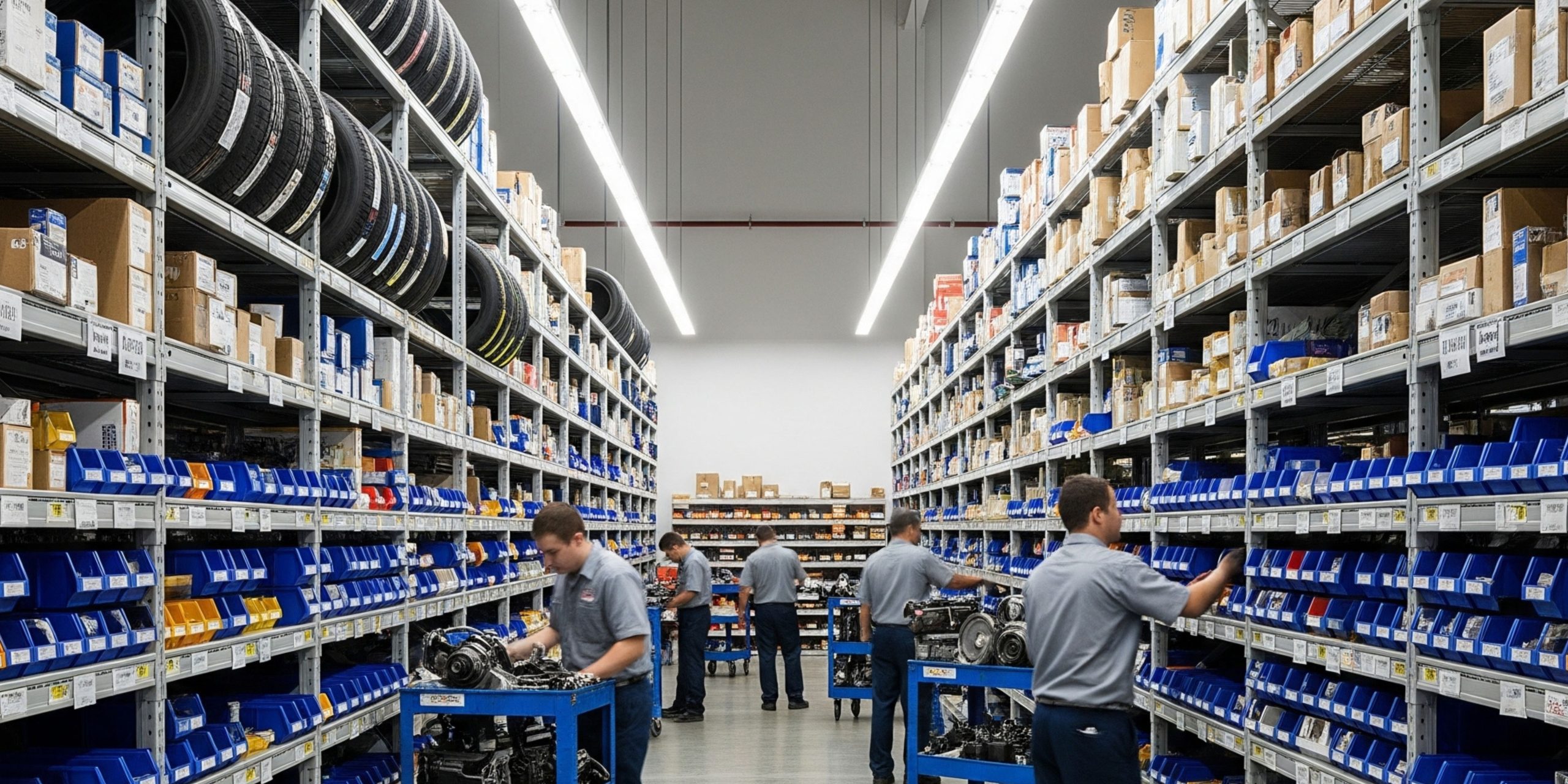 Lighting, Ergonomics & Safety in Automotive Parts Rooms | Material ...