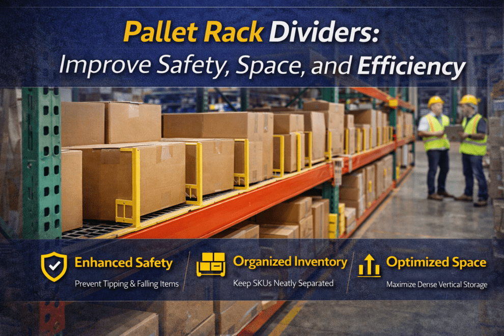 Pallet Rack Dividers: Improve Safety, Space, and Efficiency