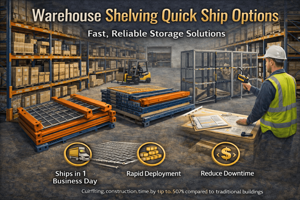 Warehouse Shelving Quick Ship Options: Fast, Reliable Storage Solutions