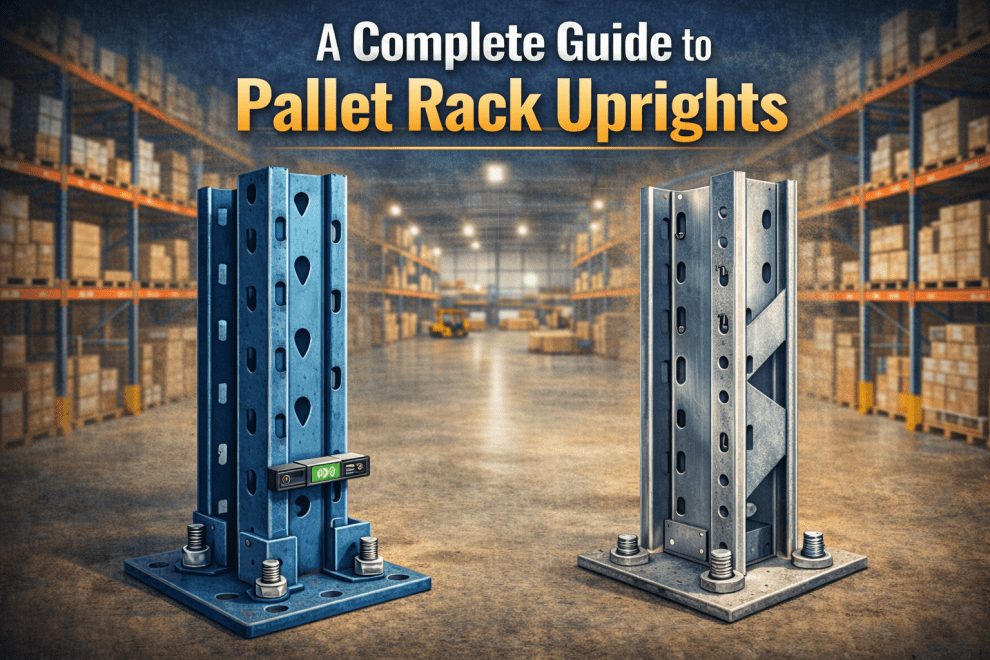Warehouse Racking Uprights — Pallet Rack Upright Frames Guide | MH-USA
